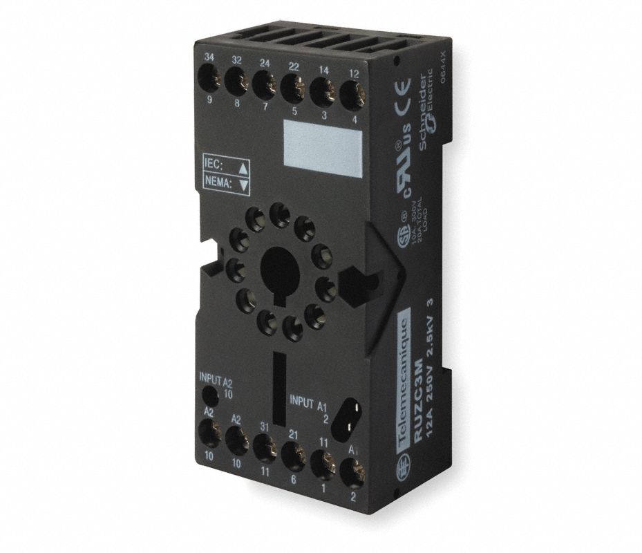 SCHNEIDER ELECTRIC Enchufe - Receptáculos para Relevadores - 28J631 ...