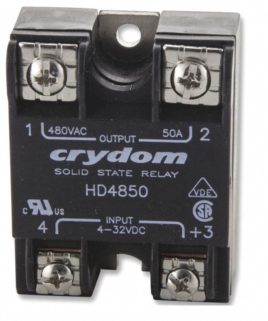 CRYDOM, Surface Mounted, 50 A Max Output Current, Solid State Relay ... CRYDOM, Surface Mounted, 50 A Max Output Current, Solid State Relay ...