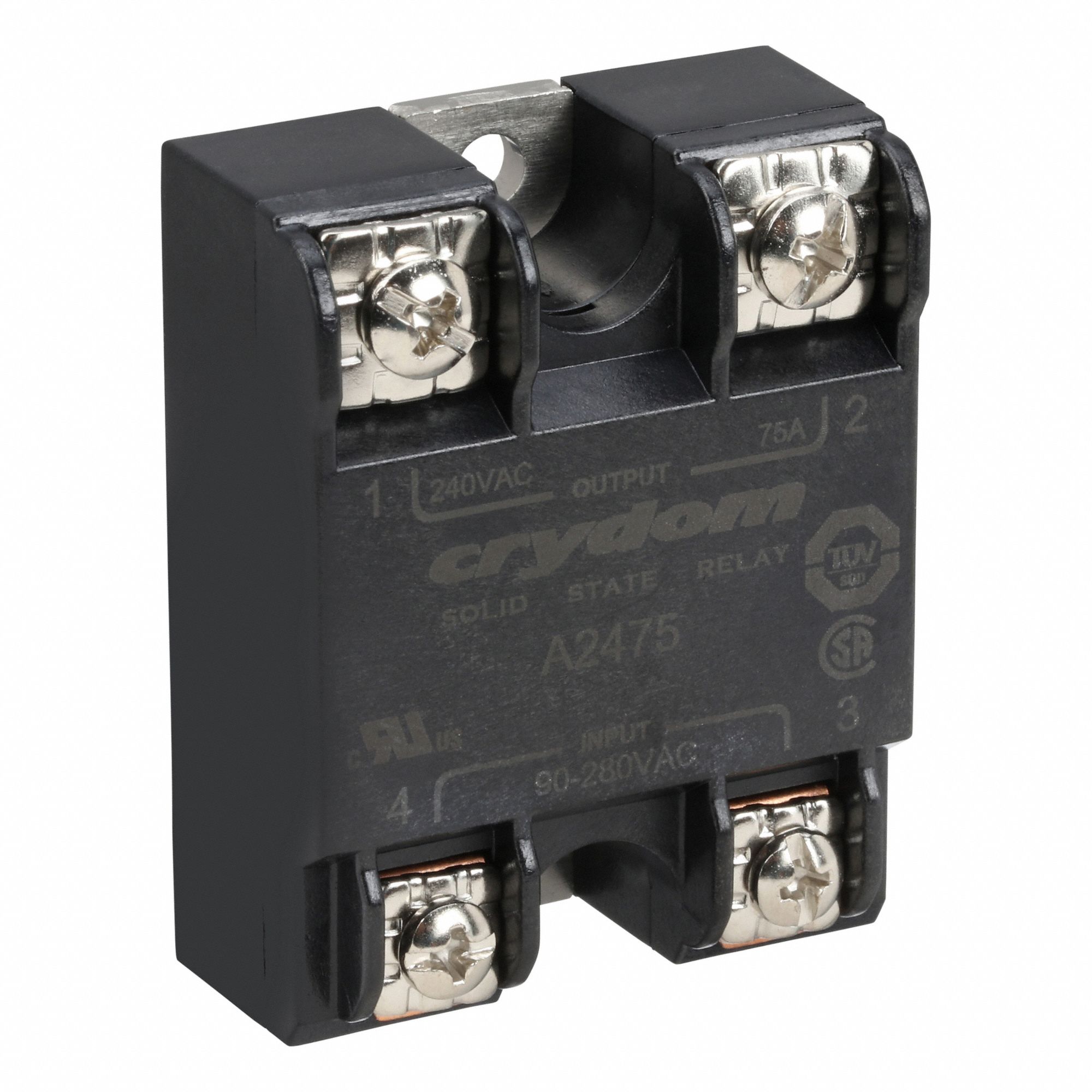 CRYDOM, Surface Mounted, 75 A Max Output Current, Solid State Relay ... CRYDOM, Surface Mounted, 75 A Max Output Current, Solid State Relay ...