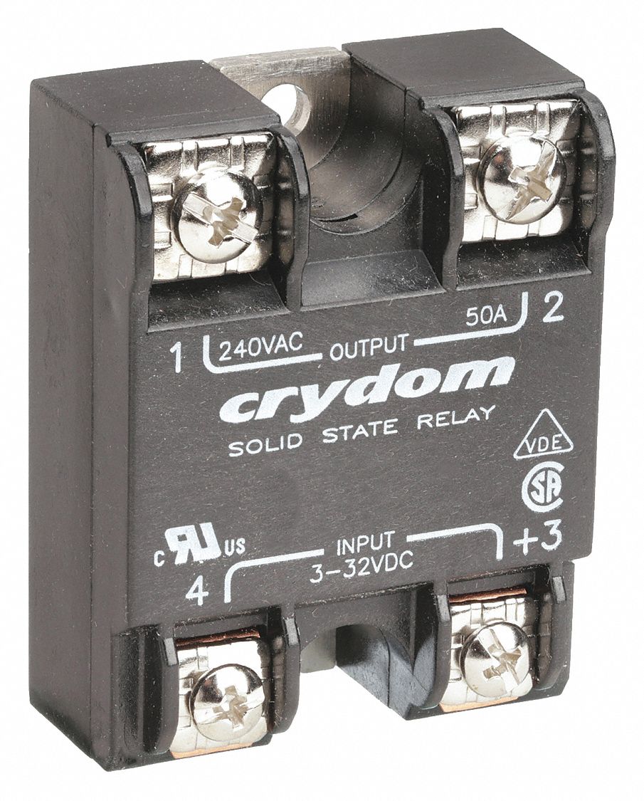 CRYDOM, Surface Mounted, 50 A Max Output Current, Solid State Relay ... CRYDOM, Surface Mounted, 50 A Max Output Current, Solid State Relay ...