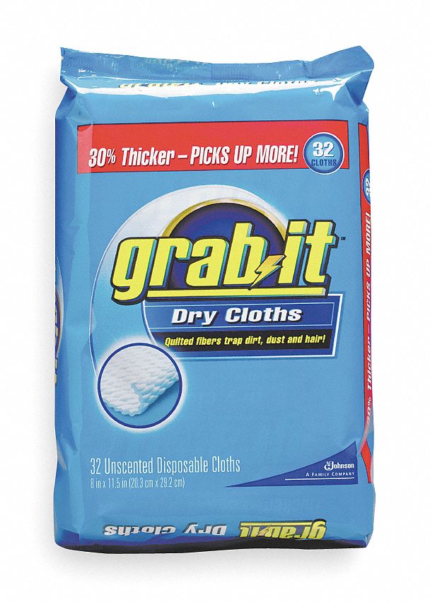 Grab-It Cloths, PK 6 - Grainger