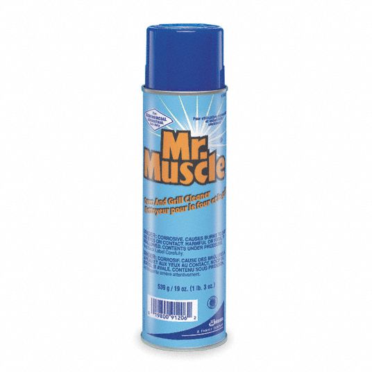 MR. MUSCLE, Aerosol Spray Can, Liquid, Oven and Grill Cleaner - 1DU23 ...