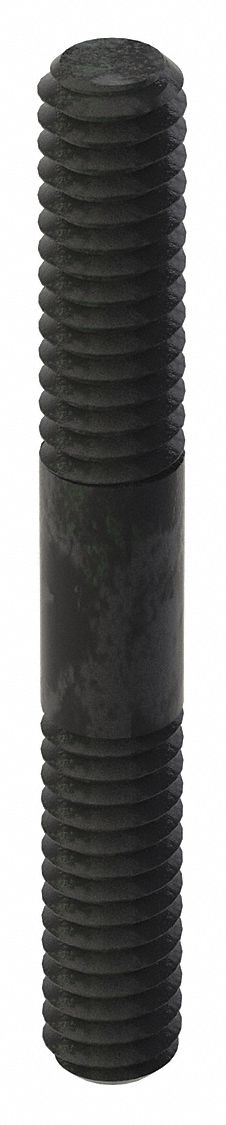 Grade 5, Black Oxide, Double-End Threaded Stud - 4YE31|40302 - Grainger
