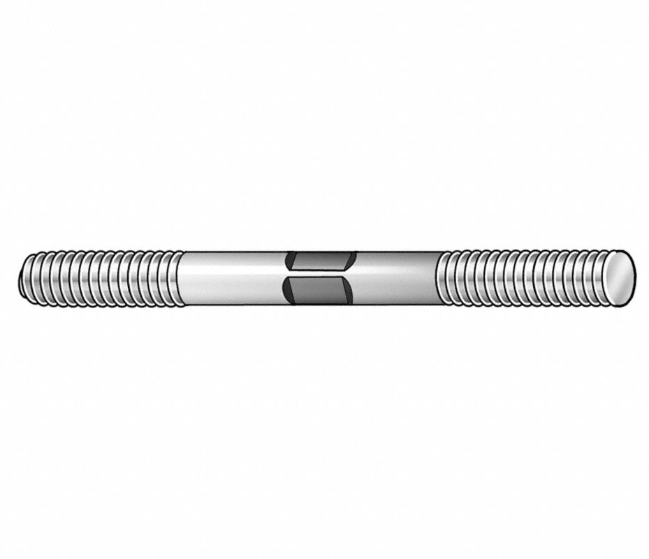 TE-CO Esparrago Doble Rosca,Rosca A1-1/4,PQ2 - Pernos Roscados de Doble Extremo - 1DV21 | 40705 ...