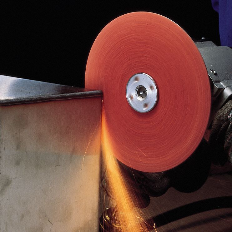 3M Ceramic, Fiber Disc, Coated, 5 in Disc Diameter, 7/8 in Mounting ...