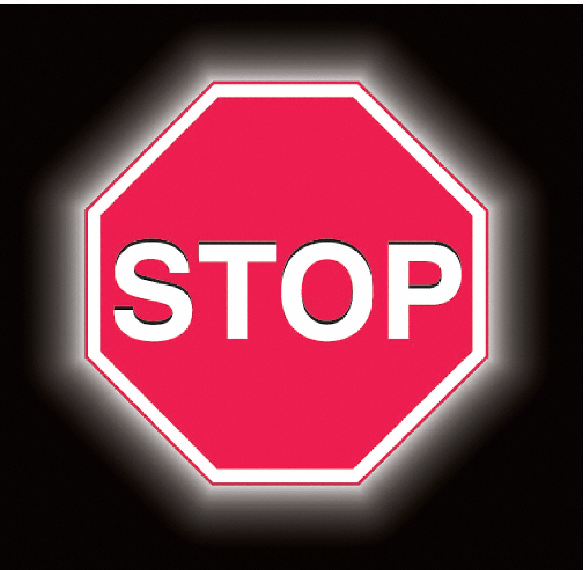 Stop Sign, Retroreflective Grade High Intensity Prismatic, Octagon ...