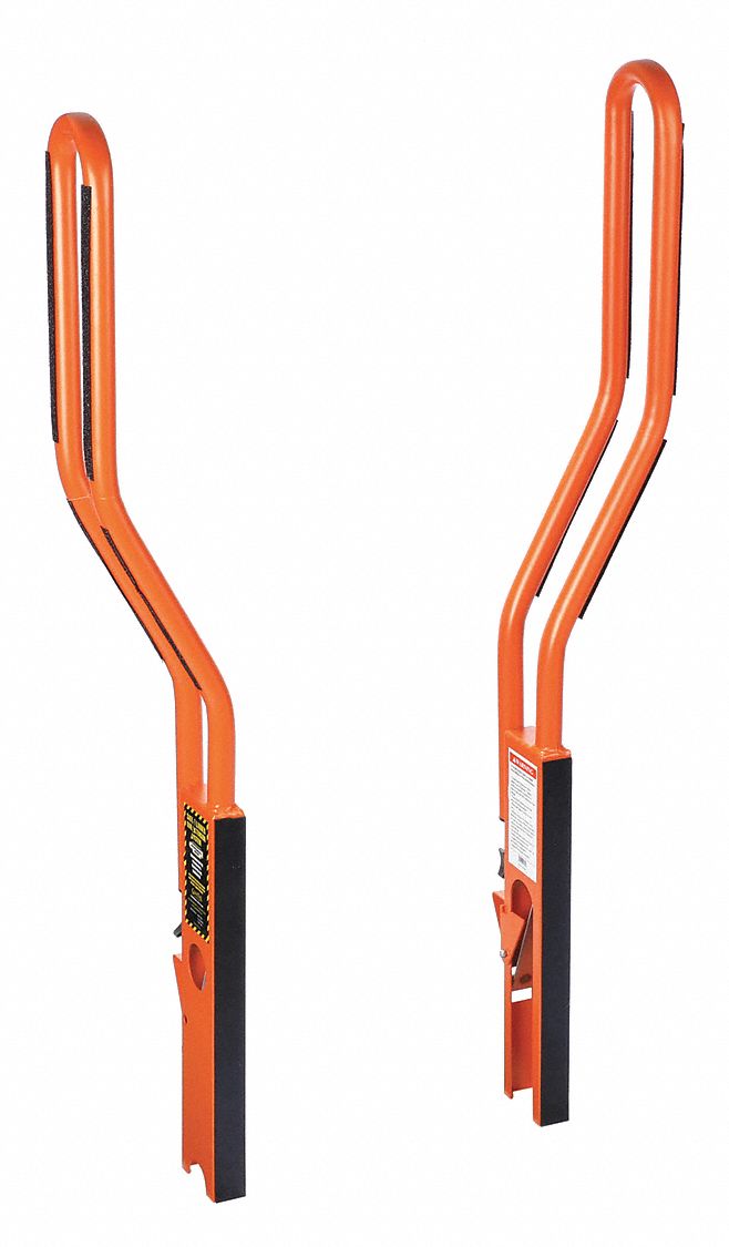 GUARDIAN, For Extension Ladders, 12 in Overall Ht, Ladder Extension ...