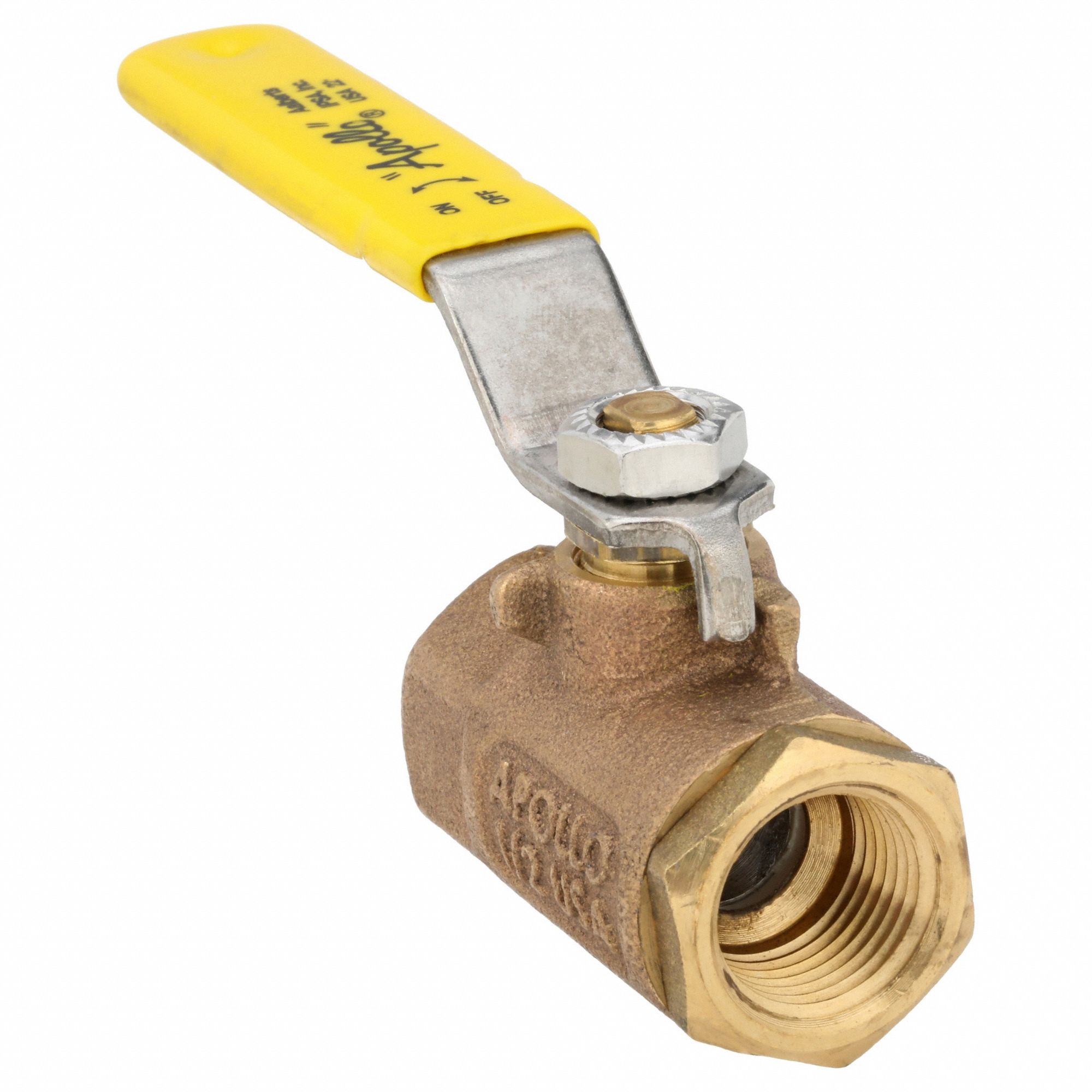 APOLLO, 1/2 in, Bronze, Manual Two-Way Ball Valve - 1DZH6|7010310 - Grainger