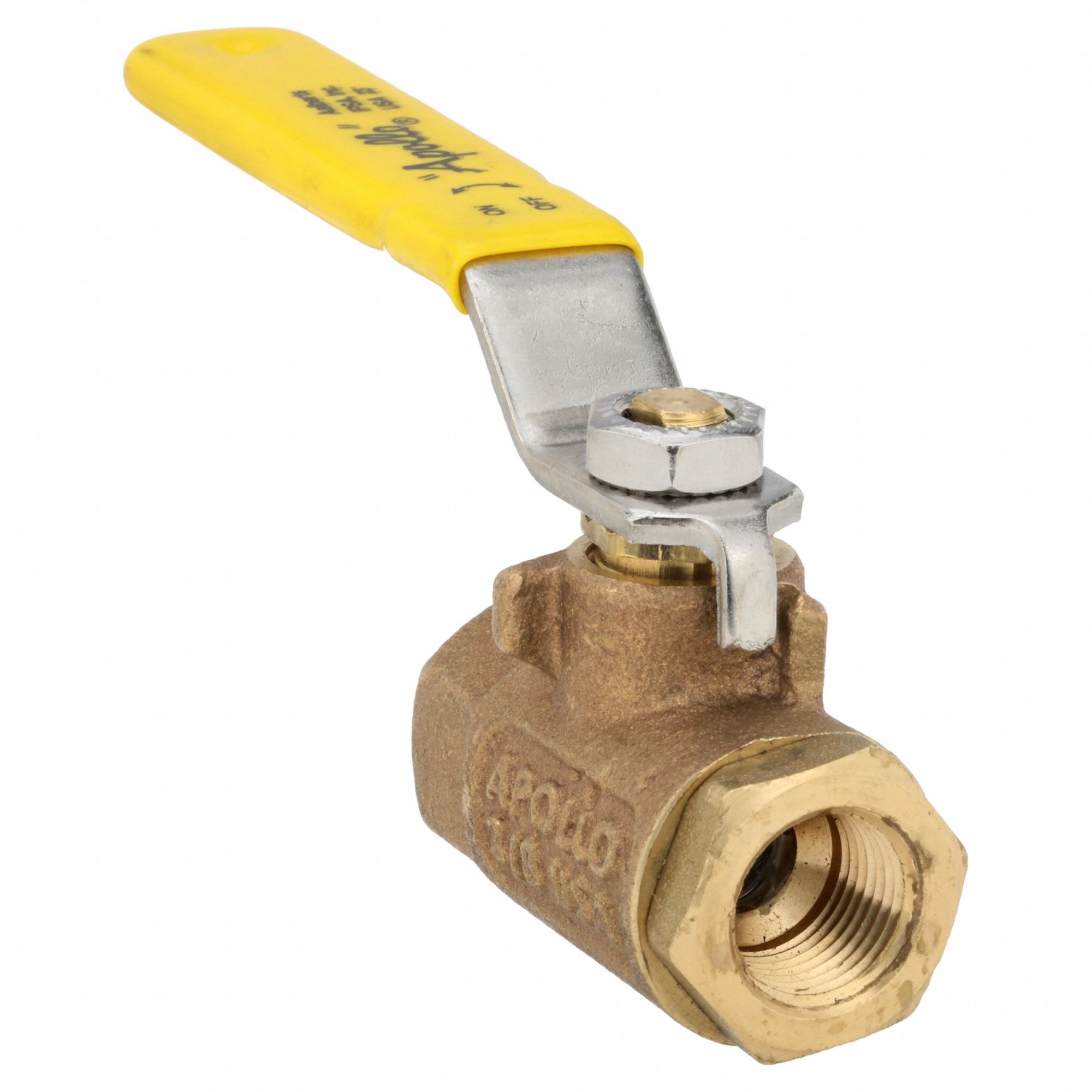 APOLLO, 3/8 in, Bronze, Manual Two-Way Ball Valve - 1DZJ6|7010210 - Grainger