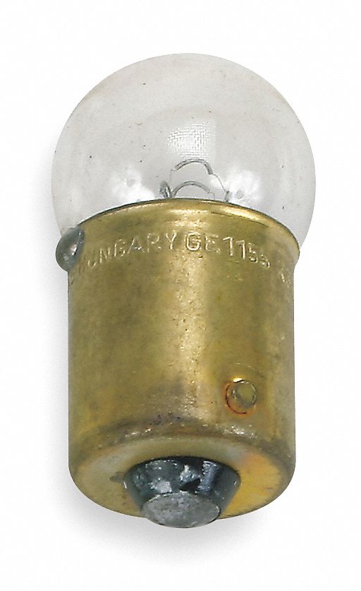 GE LIGHTING Miniature Incandescent Bulb, G6, Single Contact Bayonet ...