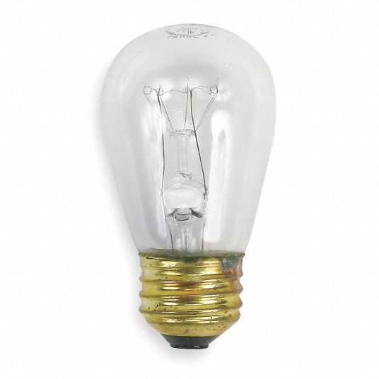 Incandescent Lamp, S14, Watts 11 - Grainger