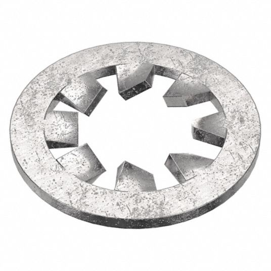 Stainless Steel, #4 Screw Sz, Internal Tooth Lock Washer - 1EAH9|SIWIX0 ...