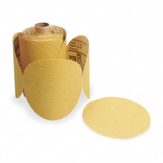 PSA Sanding Disc Roll, Coated, Multi-Hole - Grainger