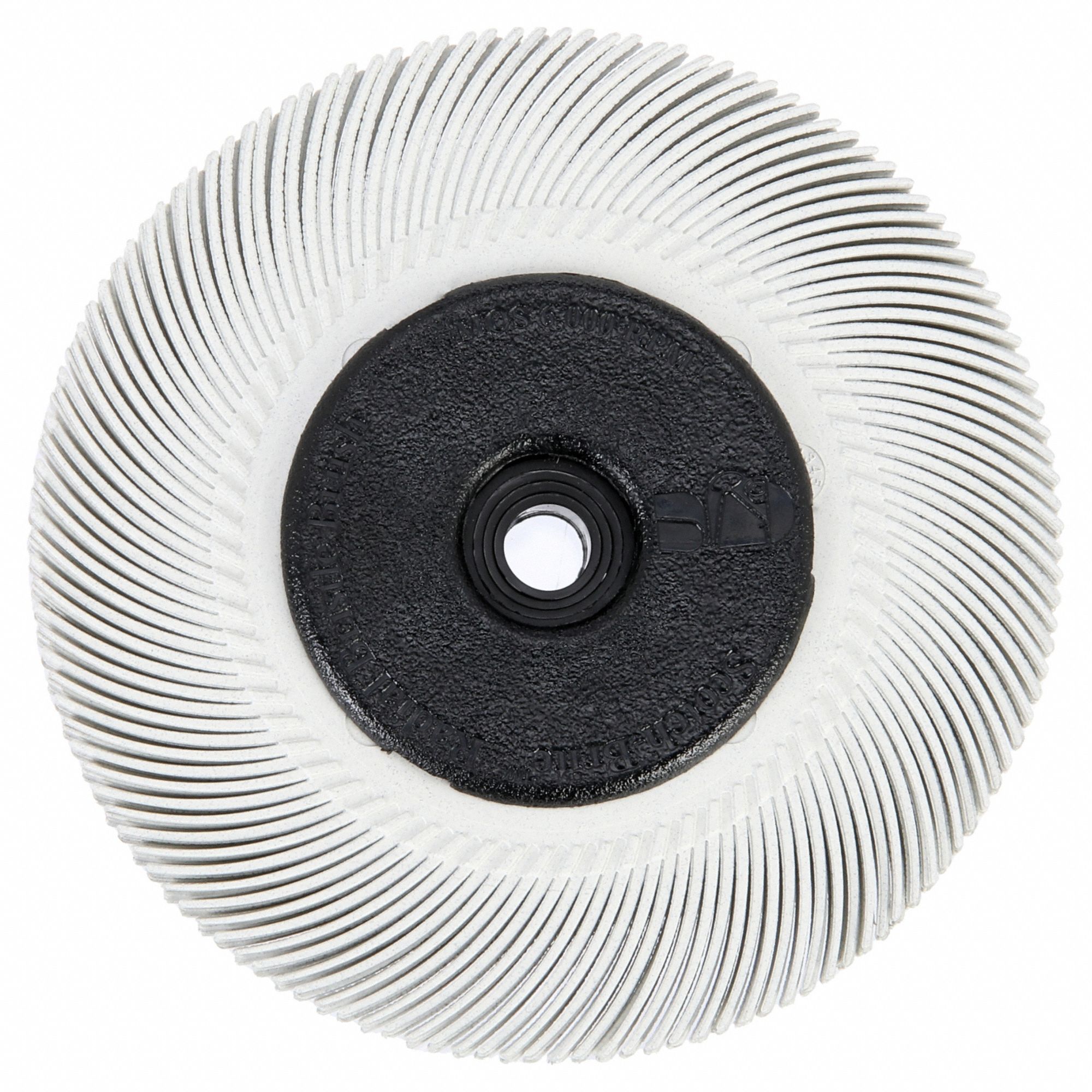SCOTCH-BRITE, Type C, 6 in Dia x 7/16 in Wd, Radial Bristle Brush ...