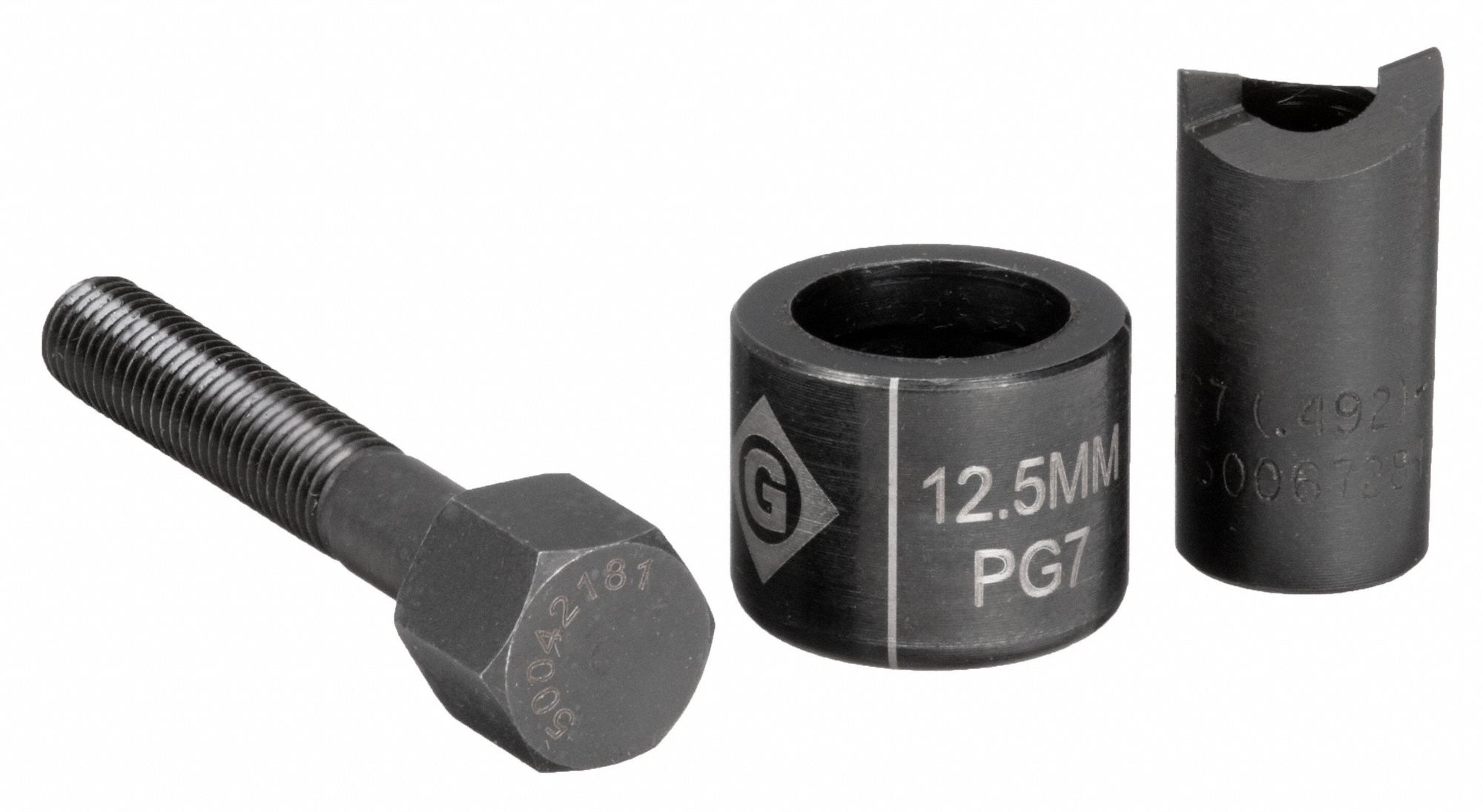 GREENLEE Knockout Punch and Die Kit: 14 ga Sheet Metal Capacity (Steel ...