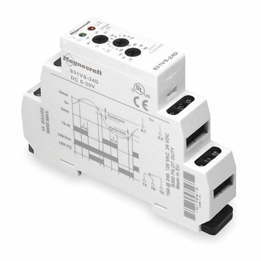 Voltage Sensing Relay Pins, Mounting: DIN Rail - Grainger