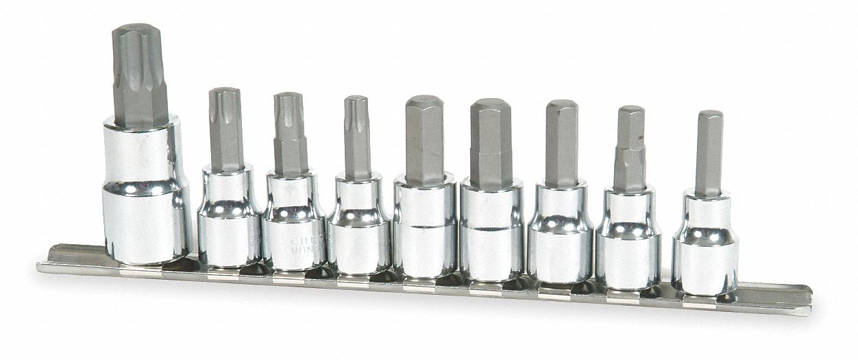 WESTWARD BRAKE SOCKET SET,STAR AND HEX BI - Brake Tools - WSW1EJZ9 ...