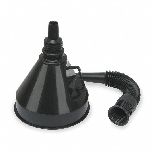 Plastic, 42 fl oz Fluid Capacity, Funnel with Flexible Spout - 1EKF4 ...