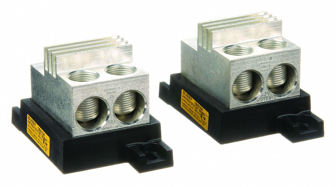 BUSSMANN, Open Block Design, 1 Pole, Fuse Block - 1EN88|1BS104 - Grainger