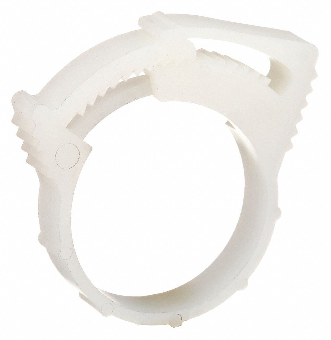 Nylon, White, Hose Clamp - 1ENL3|22HC0953 - Grainger