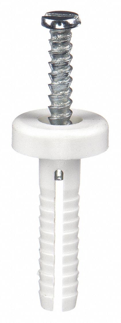 APPROVED VENDOR ANCHOR RIVET, 3/16 IN DIA, 1 IN OVERALL L, ROUND, NYLON ...