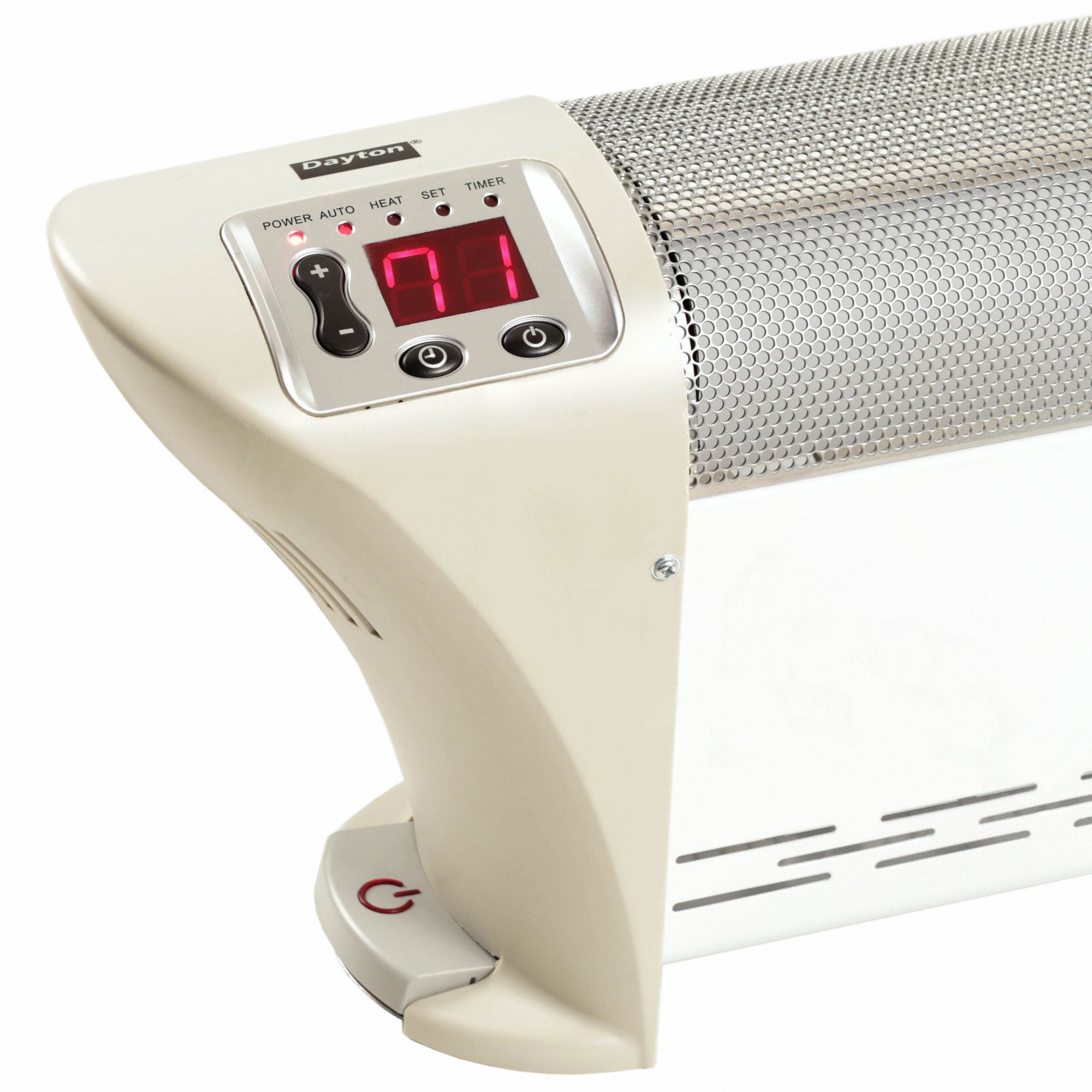 DAYTON Electric Baseboard Heater: 1500W, Overheat Protection ...