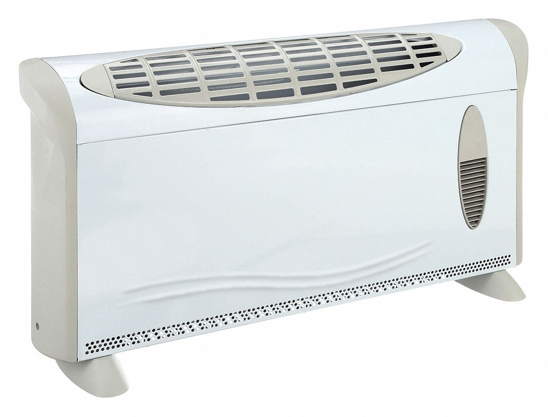 DAYTON, 750W/1500W, Overheat Protection, Electric Baseboard Heater ...