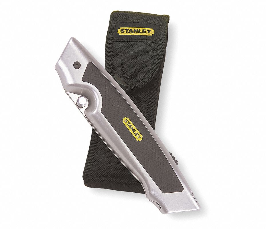 STANLEY Navaja Utilitaria Retráctil Acero al Carbono Mango Negro ...
