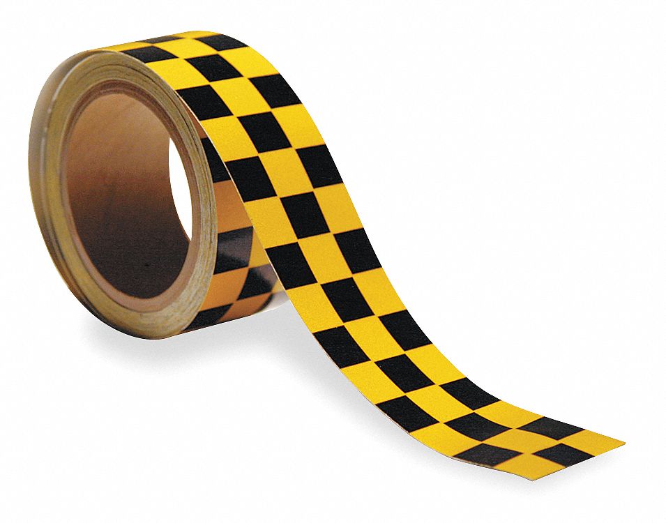 BRADY, Continuous Roll, Checkered, Marking Tape - 1F023|78139 - Grainger