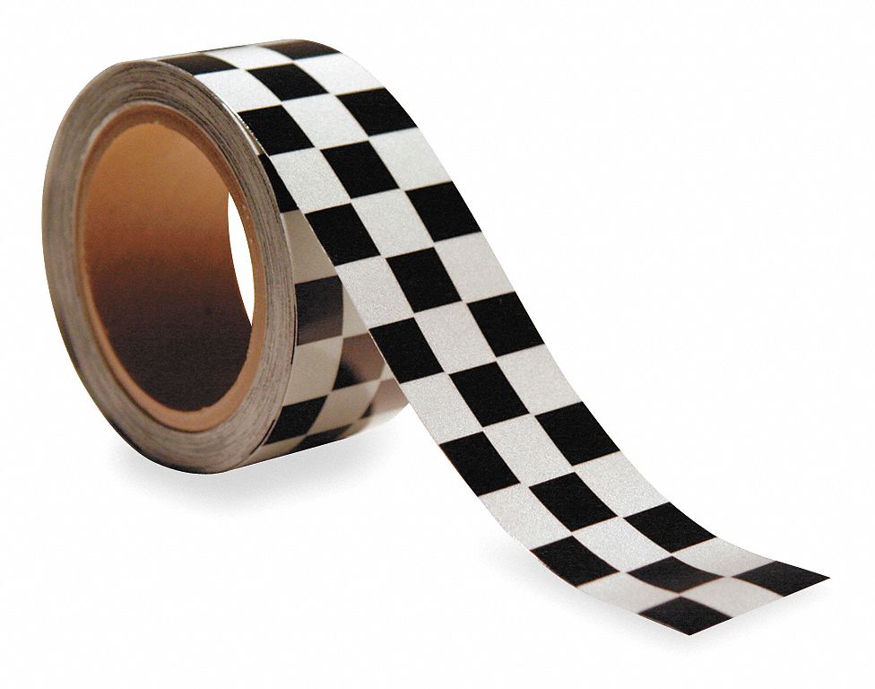 Marking Tape, Checkered - Grainger