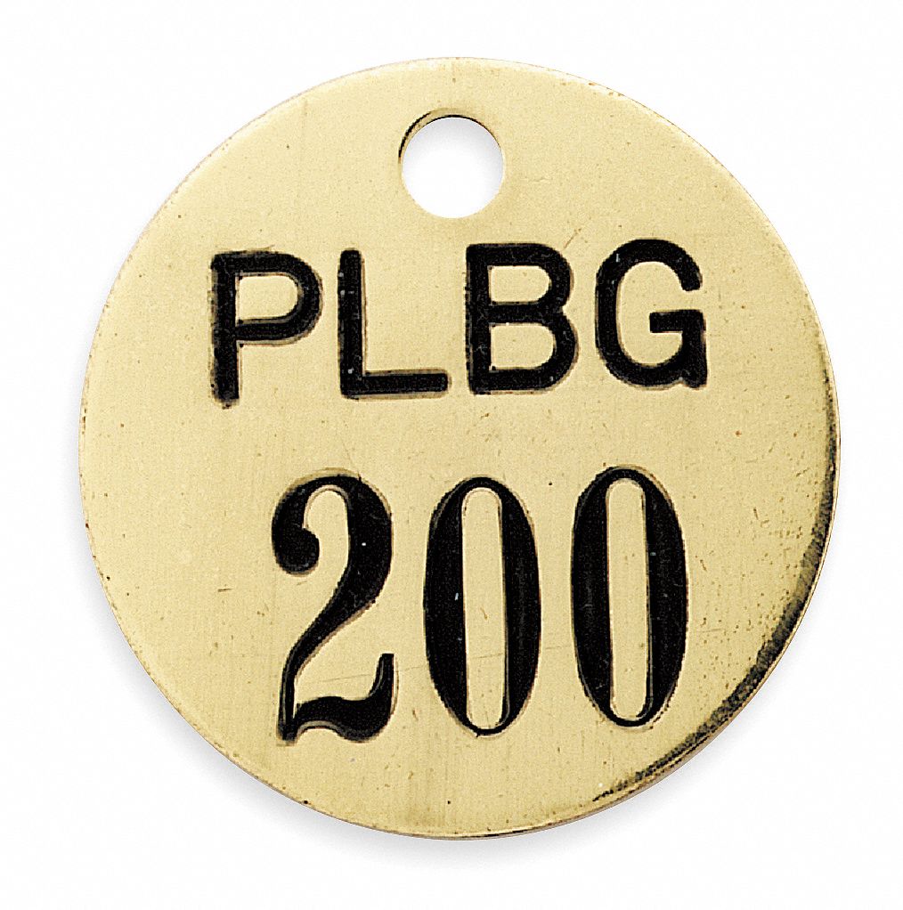 Brass Tags #101-125 - Grainger