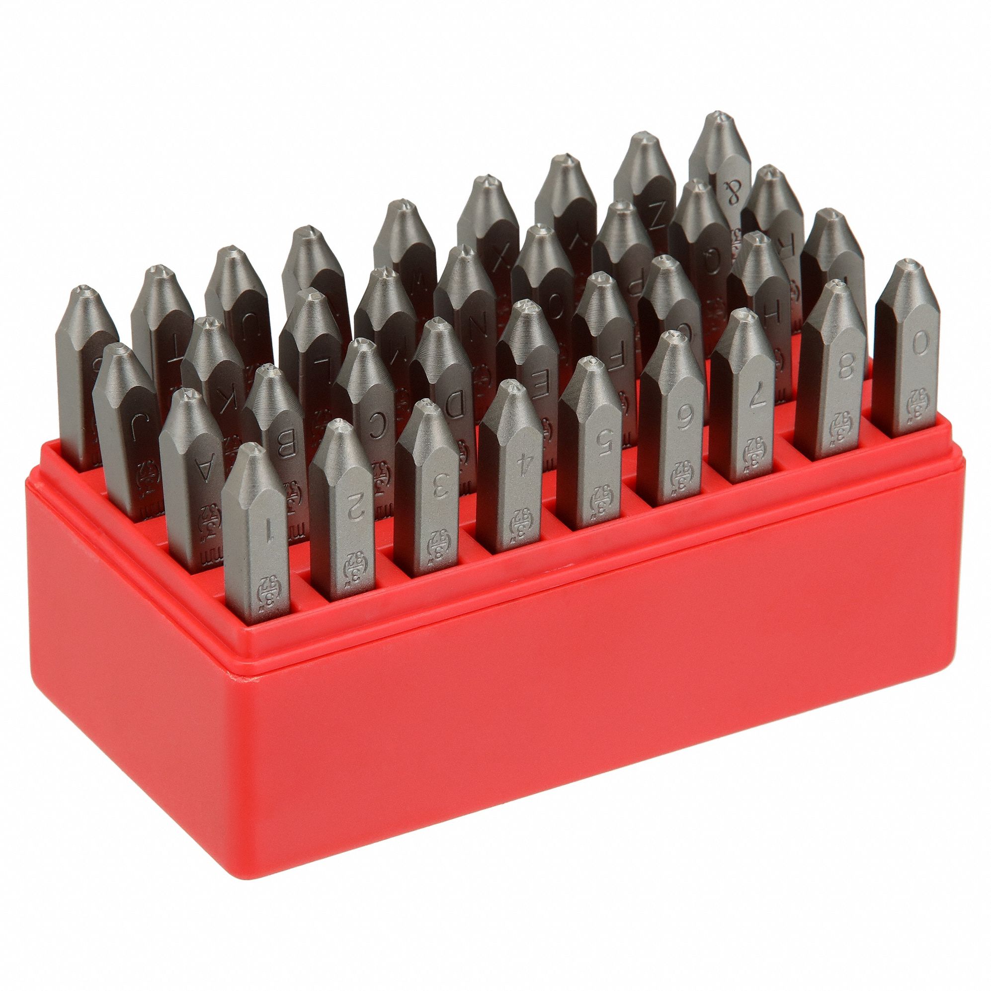 A thru Z, 0 thru 9 (6 doubles as 9), Ampersand (&), Steel, Letter and ...