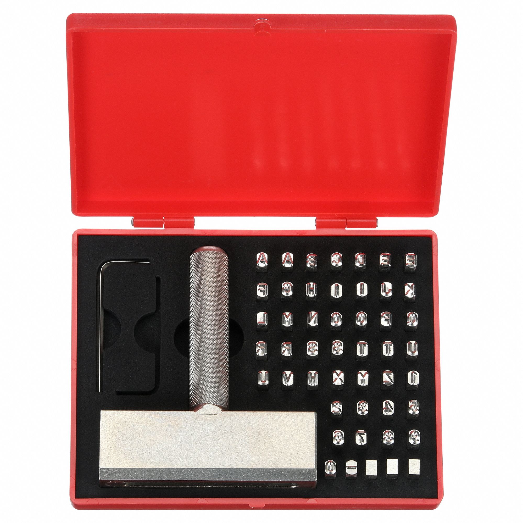 3/16 in Character Ht, 7/8 in Shank Lg, Steel Type Kit - 1F119|1F119 ...