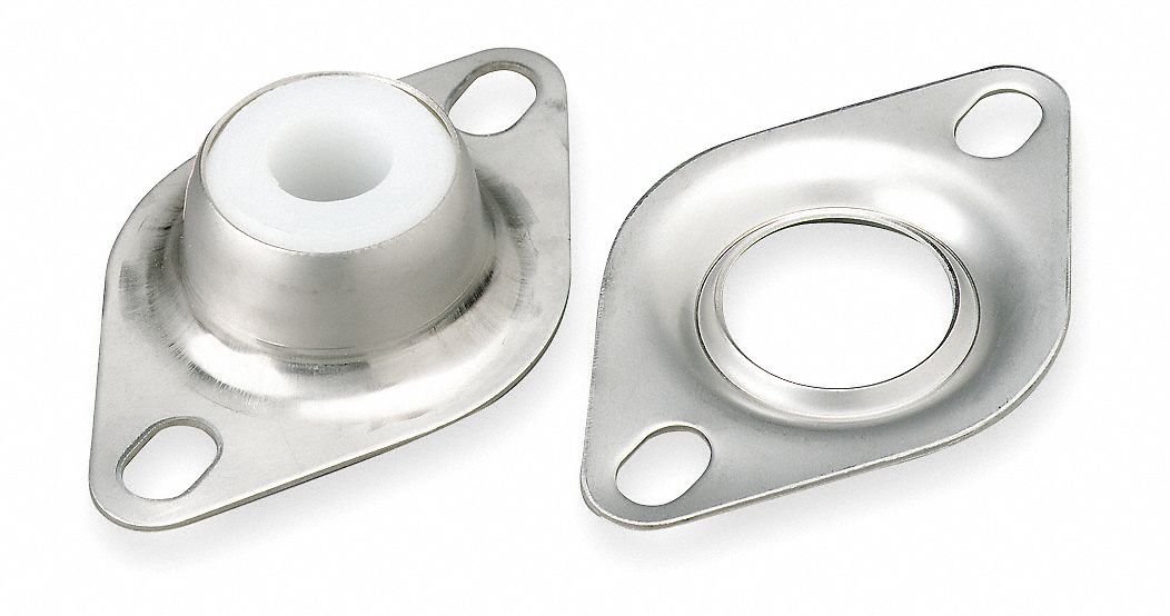 DAYTON, 2 Bolt, 1 in Bore, 2 Bolt Flange Bearing - 1F570|1F570 - Grainger