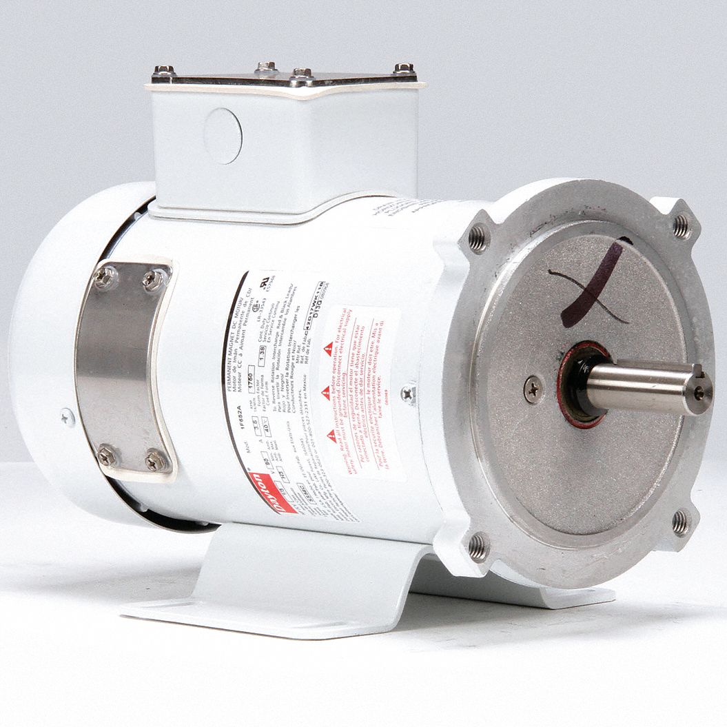 DAYTON, 1/3 HP, 1,750 Nameplate RPM, Washdown Motor - 1F652|1F652A ...