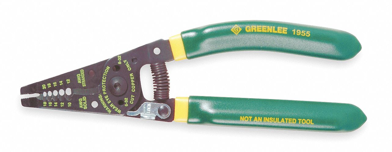 GREENLEE STRIPPER/CRIMPER ERGONOMIC - Wire and Cable Strippers ...