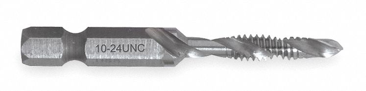 GREENLEE Broca/Machuelo/Avellanador,#10-24,2-1/4" - 417EK1 | DTAP10-24 ...