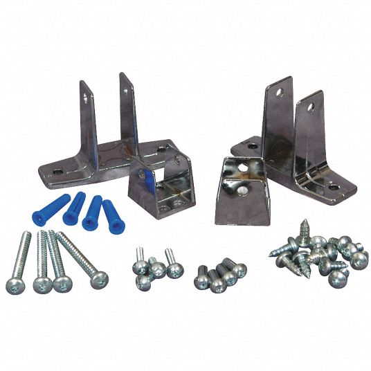 ASI GLOBAL, Zinc, Bright, Panel Bracket - 1FBX6|40-8515040 - Grainger