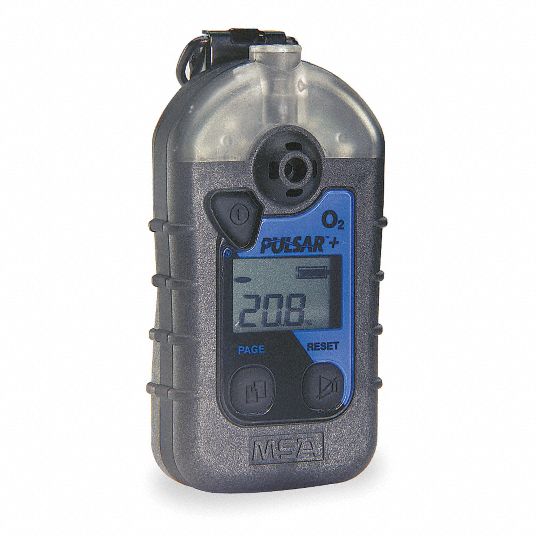 Single Gas Detector, 0 to 25% vol Sensor Range, Lithium-Ion Battery ...
