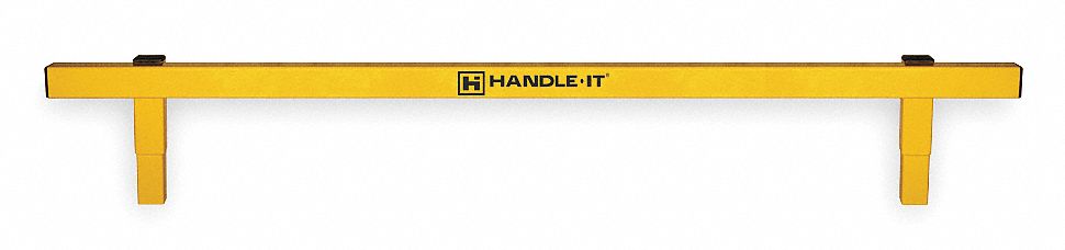 HANDLE-IT, 19 in Overall Ht, Yellow, Guard Rail - 1FCG4|BR-10 - Grainger