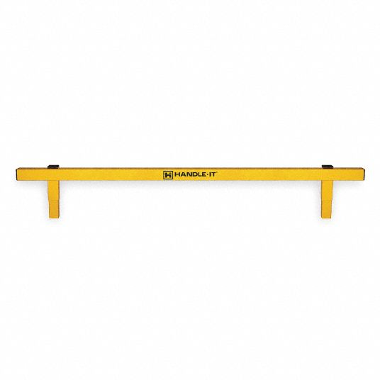 HANDLE-IT, 19 in Overall Ht, Yellow, Guard Rail - 1FCG4|BR-10 - Grainger