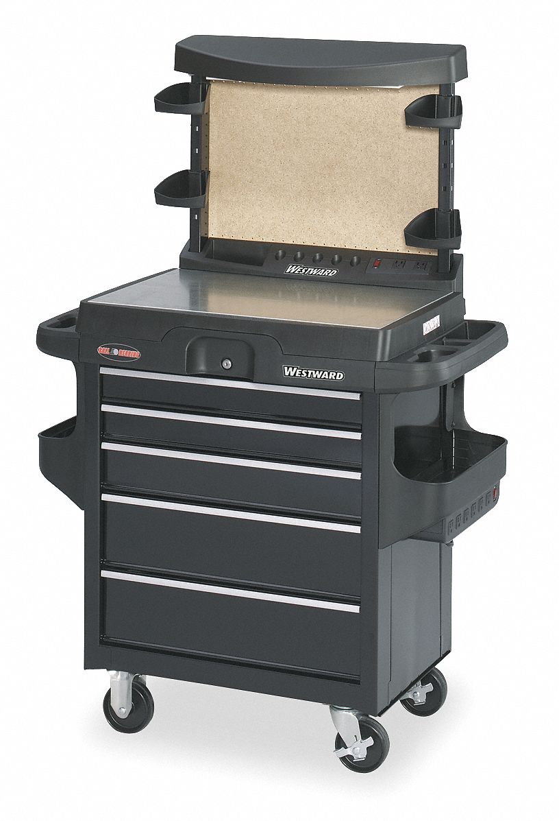 Rolling Cabinet, Number of Drawers 5 - Grainger