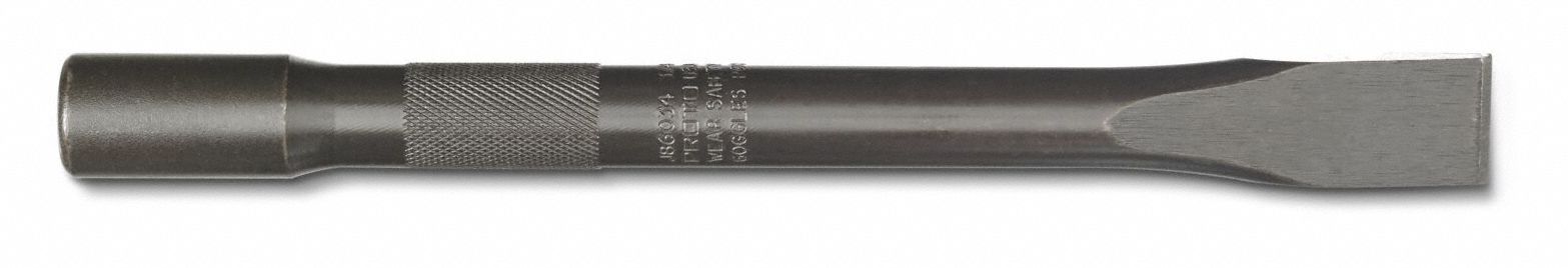PROTO Cold Chisel: Steel, 3/4 in Blade Wd, 8 1/2 in Overall Lg, Knurled ...