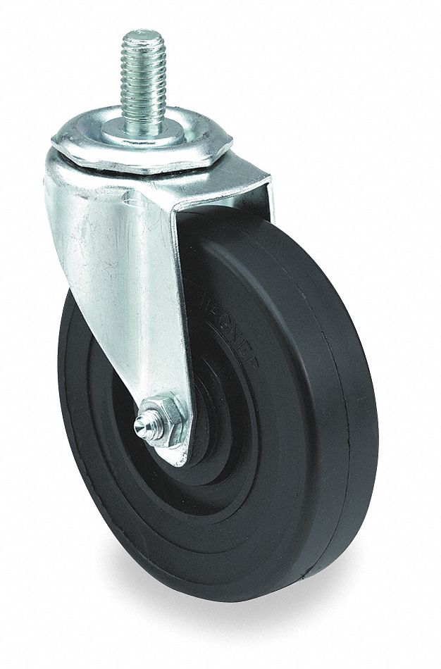 Swivel Stem Caster, 3 in Wheel Dia., 210 lb Load Rating - Grainger