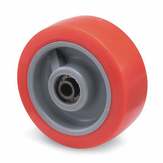 Caster Wheel, 4 in Wheel Dia., 600 lb Load Rating - Grainger