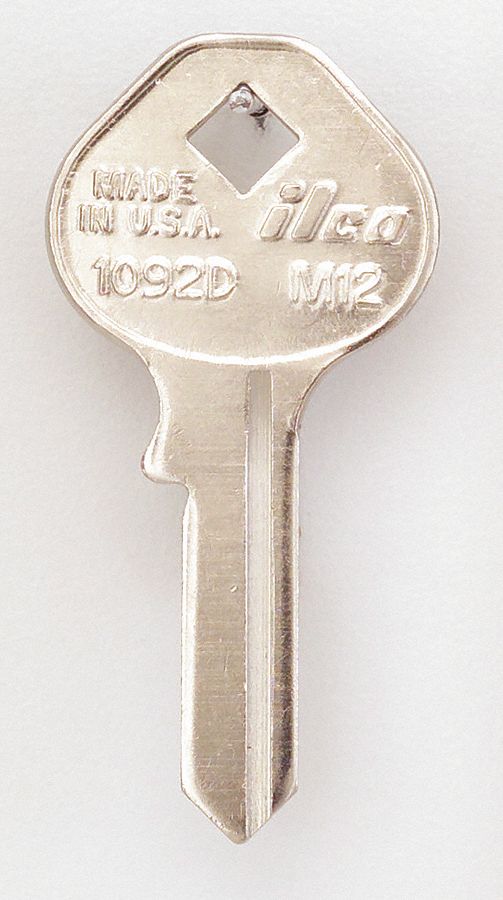 Compatible with Master Locks, Key ID # M12, Key Blank - 1GAT6|1092D-M12 ...