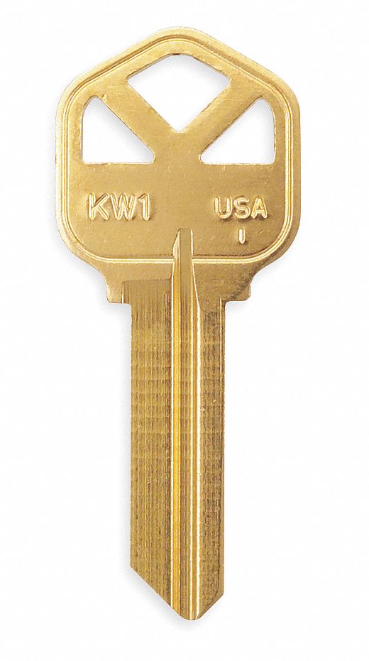 Compatible with Kwikset Locks, Key ID # 1176, Key Blank - 1GAU8|KW1-BR ...