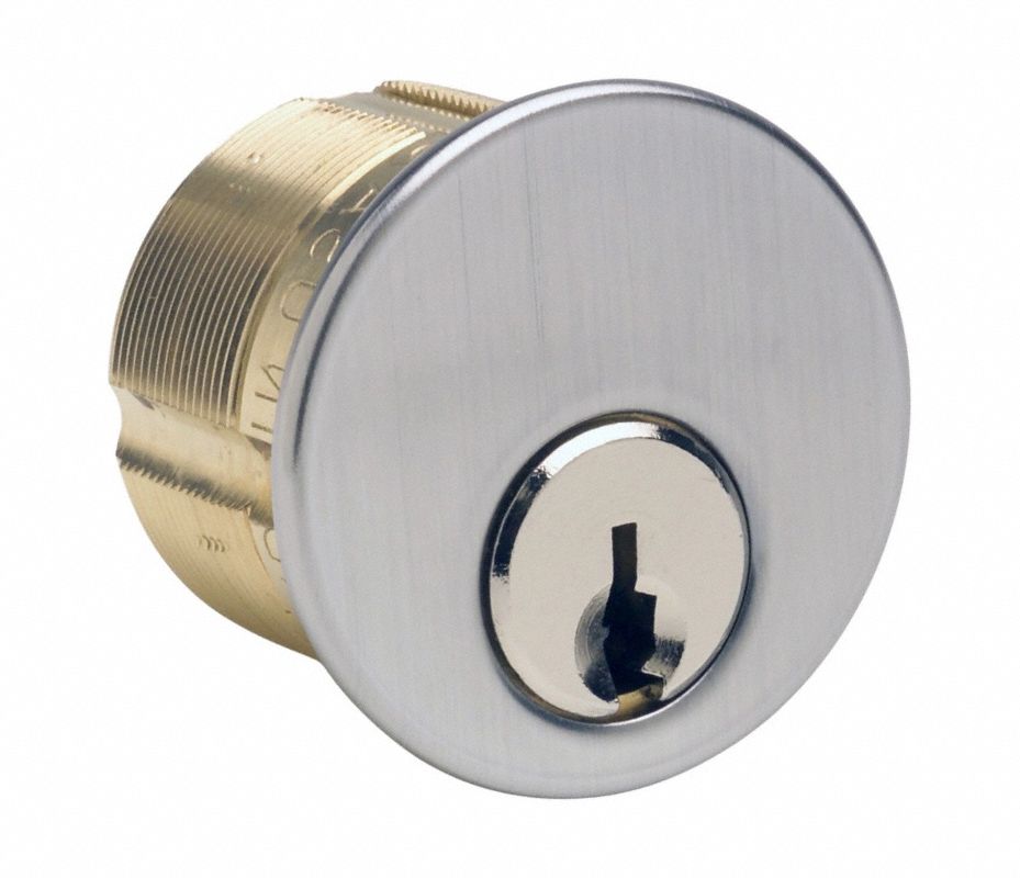 KABA ILCO Cilindro con Cerrojo,Cromo Satinado - Cilindros para Cerraduras - 1GAX7 | 7165SC2-26D ...