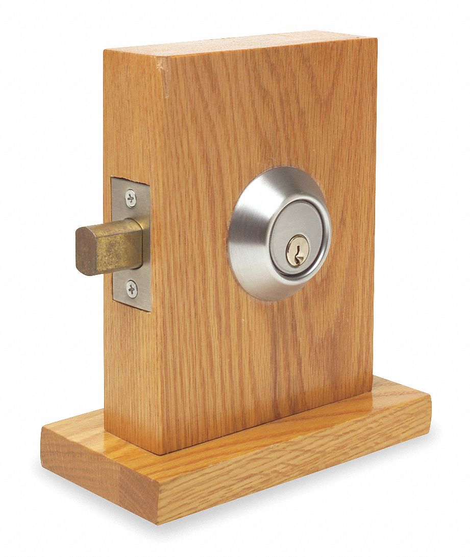 KABA ILCO, Cylindrical, 1 3/8 in Door Thick - Max, Deadbolt Lock ...