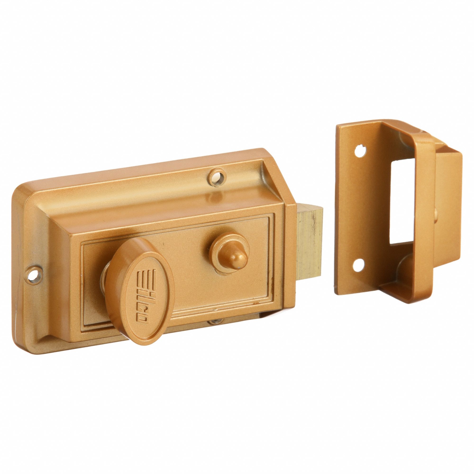 KABA ILCO, Brass, Night Latch, Rim Lock - 1GBB1|220-53-51 - Grainger